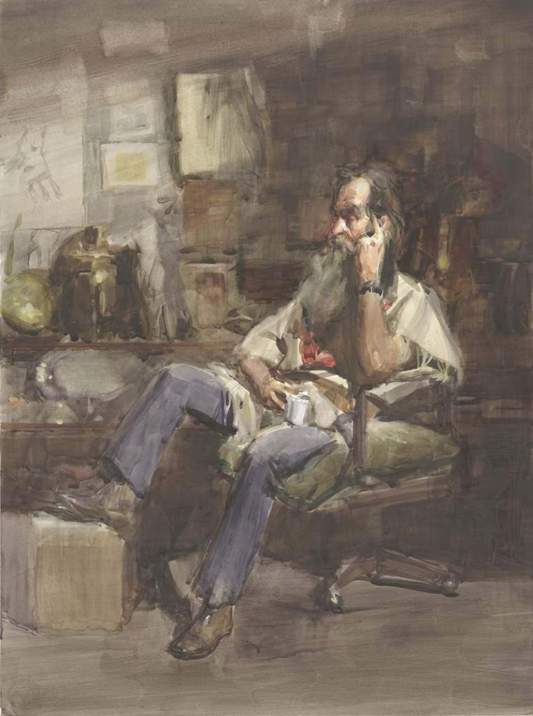 Sherrie McGraw In the Studio - Bright Light Fine Art